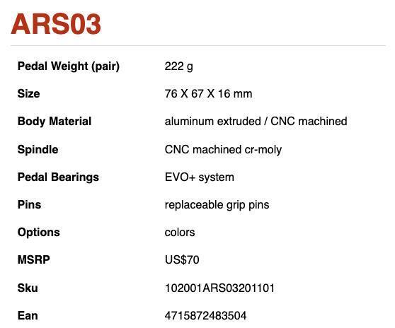 【全新上市】HT ARS03 CNC 鋁合金 培林 踏板 鋼軸 鈦軸 輕量化 BIKEfun拜訪單車 | 露天市集 | 全台最大的網路購物市集