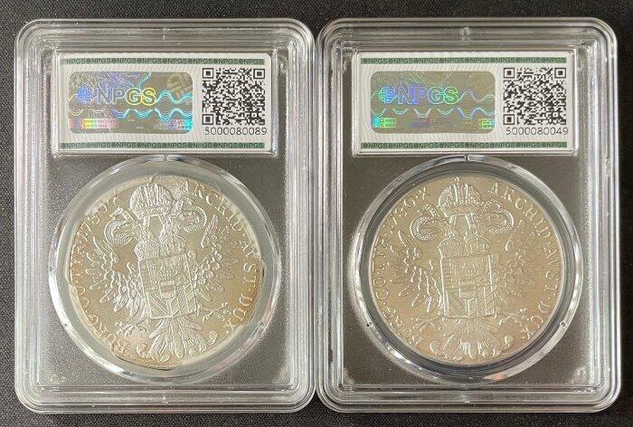 JA059 奧匈帝國1780年大奶媽 MS63 (後鑄版) 貿易銀幣 共2枚 含銀成分不明! | 露天市集 | 全台最大的網路購物市集