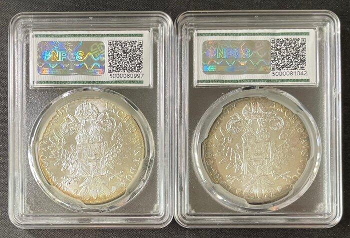 JA061 奧匈帝國1780年大奶媽 MS63 (後鑄版) 貿易銀幣 共2枚 含銀成分不明! | 露天市集 | 全台最大的網路購物市集