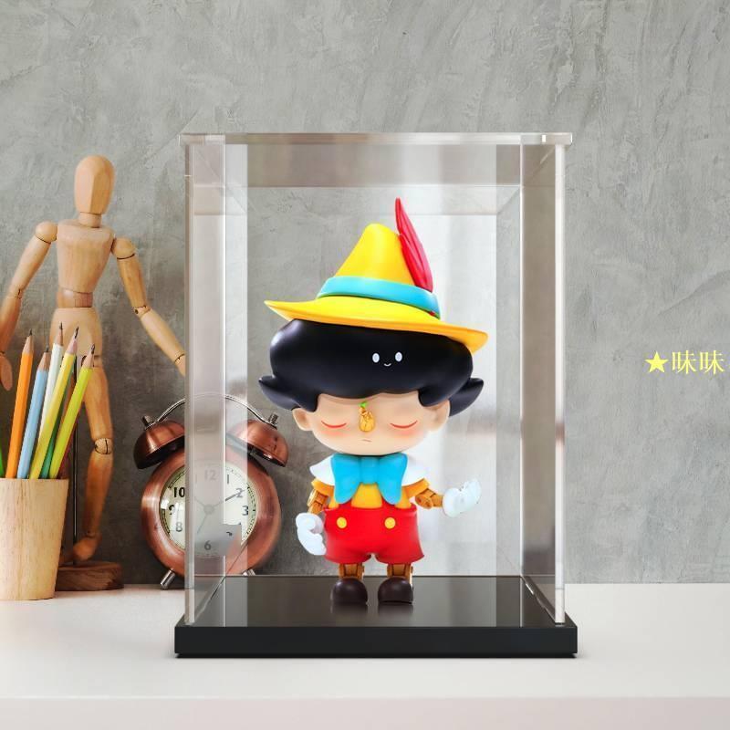 展示盒【】POPMART泡泡瑪特匹諾曹DIMOO公仔盲盒亞克力收納防塵罩展示盒(港版) | 露天市集 | 全台最大的網路購物市集