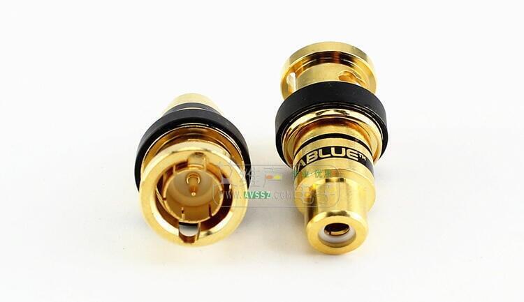 德國原裝VIABLUE威寶BNC公轉RCA蓮花母數碼同軸線解碼器鍍金轉換 | 露天市集 | 全台最大的網路購物市集