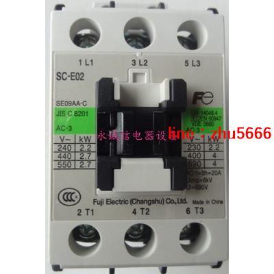 [現貨]原裝正品常熟富士FUJI交流接觸器SC-E02 SC-E02P AC110V 供應 | 露天市集 | 全台最大的網路購物市集