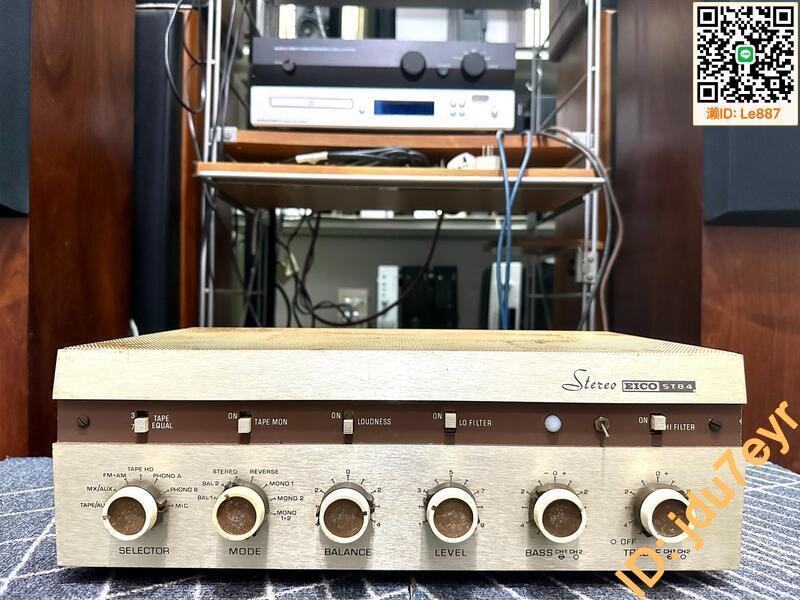 美國EICO ST-84膽前級電子管功放 原配膽管5個 EICO 12AX7 一個6X4 成色新凈.二手物品少許痕跡屬 | 露天市集 | 全台最大的網路購物市集