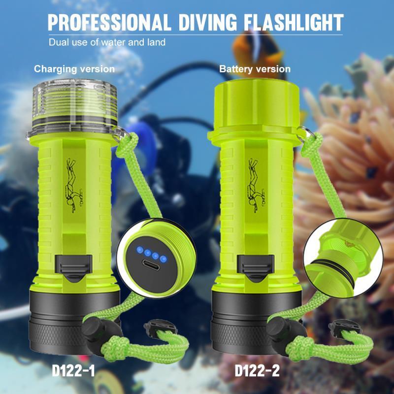 台灣現貨Asafee 超亮 D122-1潛水手電筒P50 LED水下水肺潛水磁力開關漁叉式便攜式水下燈籠浮潛安全燈 | 露天市集 | 全台最大的網路購物市集