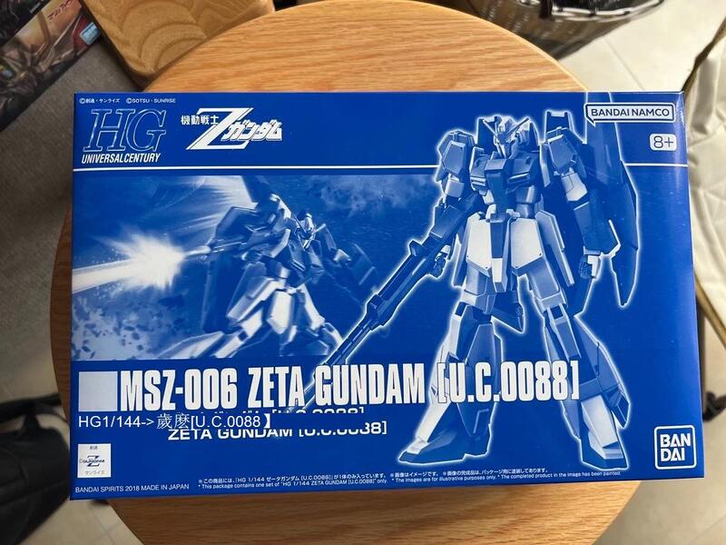 【免運】萬代+PB限定+HG+HGUC+MSZ-006+ZETA+新生+Z鋼彈+UC+0088+拼裝模型，全新現貨，自理 | 露天市集 | 全 ...