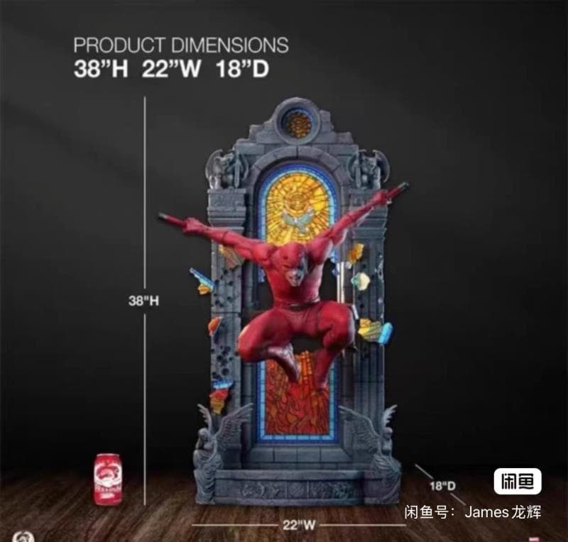 出全新現貨，Sideshow x PCS 1/3 漫威 夜魔俠 雕像，全新未拆封，順豐保價到付 | 露天市集 | 全台最大的網路購物市集