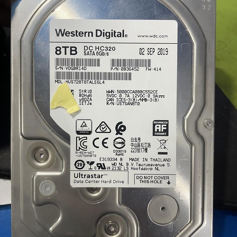免運速發原裝 8t 硬碟8TB 企業級硬碟 HUS728TALE6L4 DC HC320 SATA 6gb | 露天市集 | 全台最大的網路購物市集