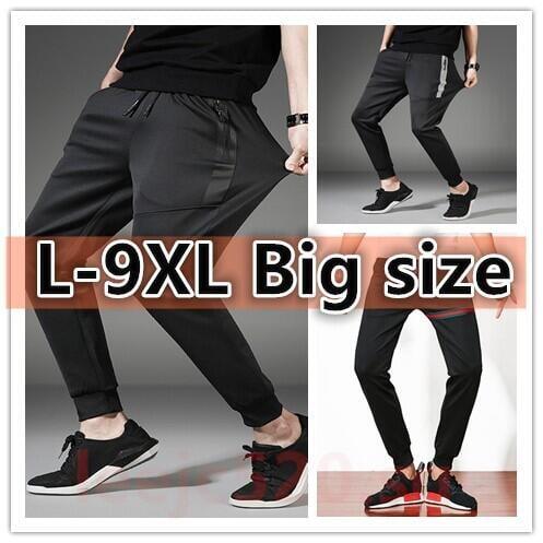 L-9XL 大尺碼休閒褲 加大碼彈力休閒褲 大尺碼男生衣著 大尺碼束腳褲 寬鬆彈力大碼休閒褲 運動褲 | 露天市集 | 全台最大的網路購物市集