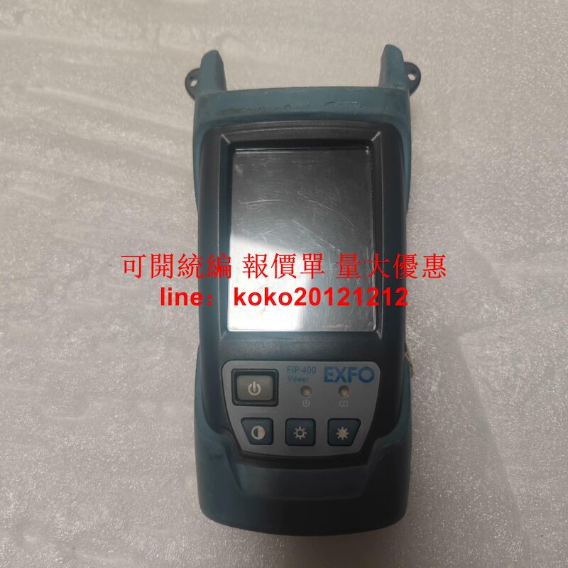 詢價 二手EXFO FIP-400-D光纖顯微鏡放大鏡檢測儀顯示屏，只有主機，沒檢測頭，沒充電器，通電正常，功能不笣 | 露天市集 | 全台最 ...