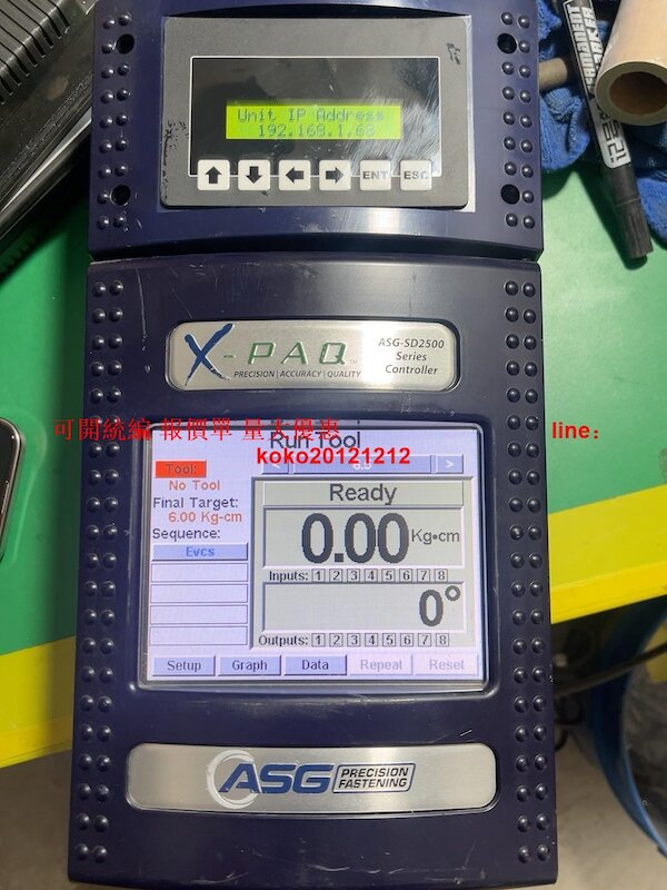 詢價 美國ASG擰螺糸控制器ASG-SD2500，ASG-CT2500拆機現貨。實物拍攝。 | 露天市集 | 全台最大的網路購物市集