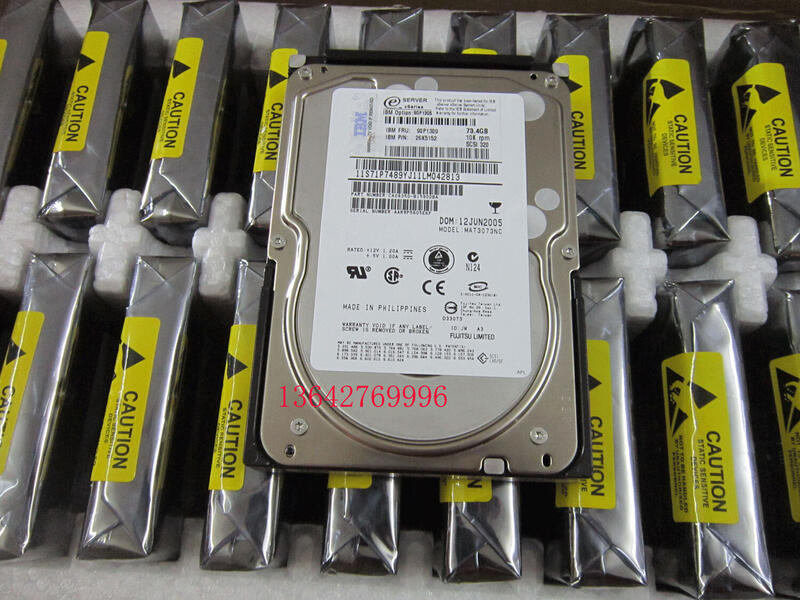 IBM X236 X336 X346fu務器硬盤 90P1309 73.4GB/73G 80針SCSI 10K | 露天市集 | 全台最大的 ...
