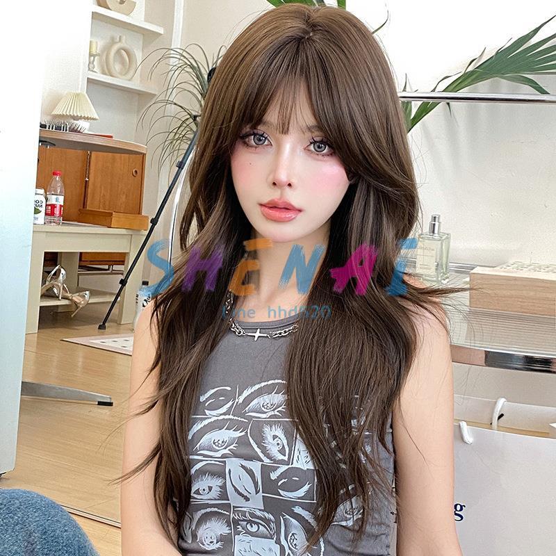 【shenai神愛】七街皇後秋冬新品假髮女長卷髮大波浪整頂假髮化纖仿真時尚全頭罩長髮跨境 | 露天市集 | 全台最大的網路購物市集