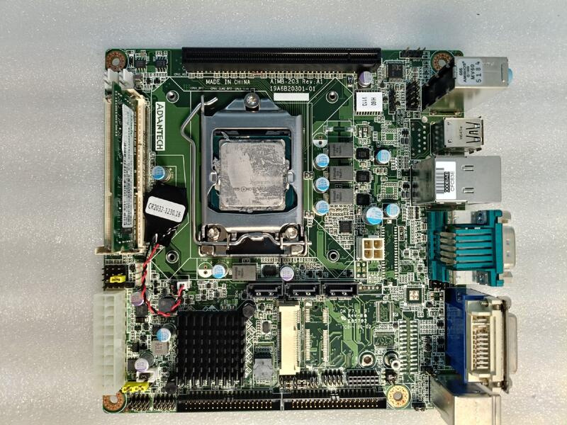 【嚴選特賣】研華AIMB-203 Rev:工控小板，功能正常使用，成色如圖，無擋板。中通快遞。 | 露天市集 | 全台最大的網路購物市集