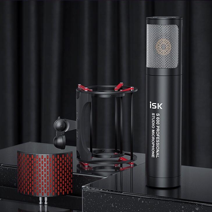 台灣現貨ISK S600電容麥克風 手機直播專用電容麥克風 電腦網路K歌有線話筒 主播網紅同款話筒 專業錄音麥克風舞臺演 | 露天市集 | 全台最大的網路購物市集