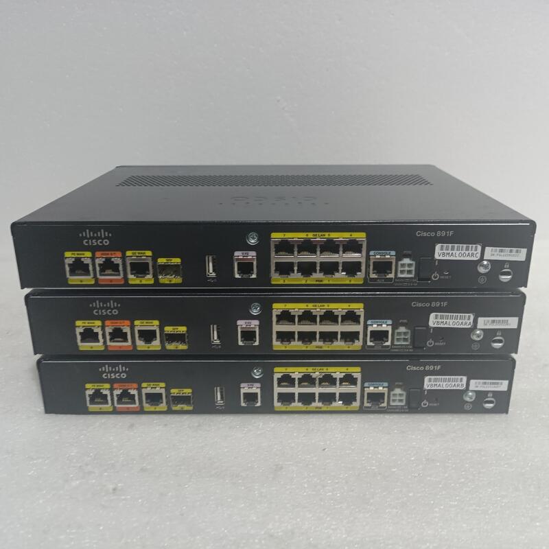 【趣購】原裝二手CISCO C891F-K9 8口千兆雙WAN口帶SFP光口企業級路由器 不帶帶電源 測試好 | 露天市集 | 全台最大的網路購物市集