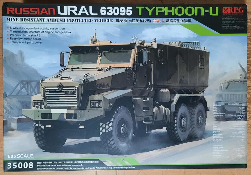 RPG 35008 1/35 URAL63095 颱風U 防雷裝甲車 現貨 | 露天市集 | 全台最大的網路購物市集