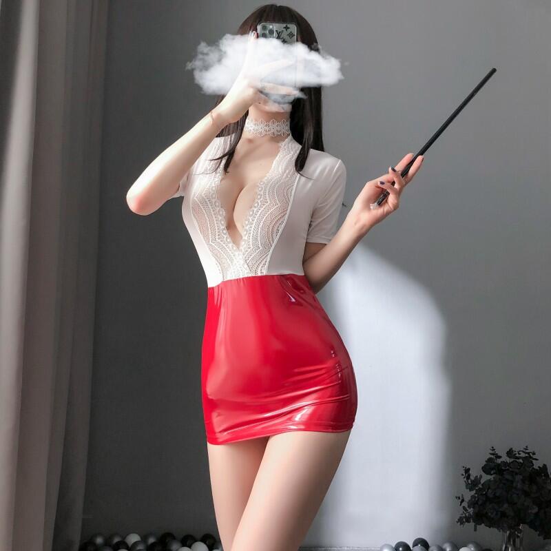 48h出貨丶雨戀馨新款情趣內衣性感薄短裙ol秘書教師裙緊身夜店無內空姐 | 露天市集 | 全台最大的網路購物市集