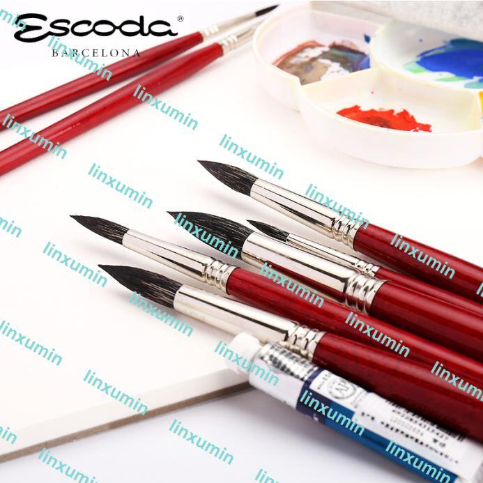 西班牙進口筆皇水彩筆Escoda 水彩畫筆 圓峰松鼠毛 1125 | 露天市集 | 全台最大的網路購物市集