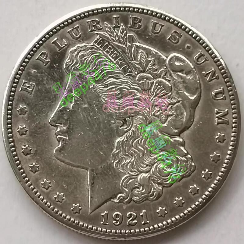 #21 摩根銀幣 美國1921年1美元 女神硬幣38.1mm 27g 90% 保真銀元 | 露天市集 | 全台最大的網路購物市集