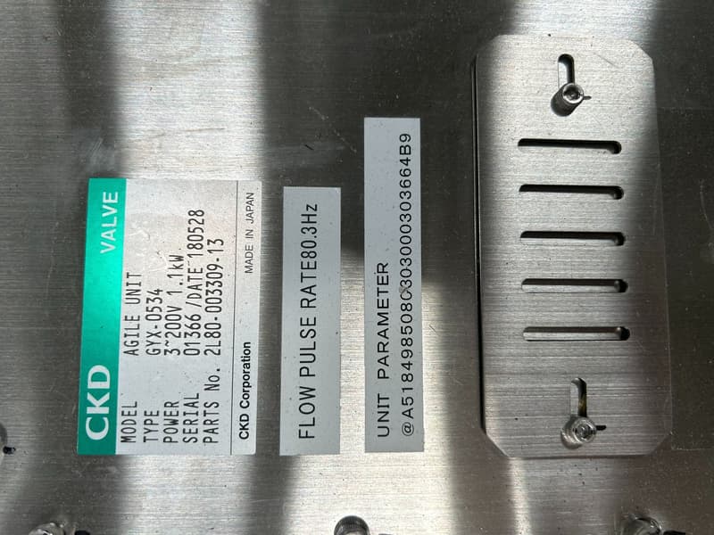 |限時下殺|CKD AGILE UNIT GYX-0534 日本原裝 成色漂亮 實物拍攝 現貨。功率3~200V 1.1 | 露天市集 | 全 ...