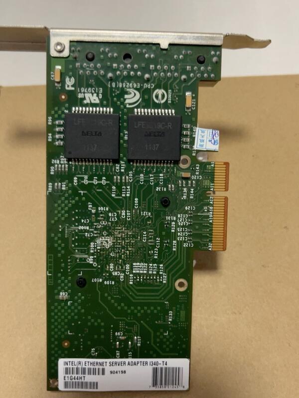 【下標詢價】intel i340-T4 82580四口千兆網卡 機房務器下架，pcie x4插槽，此卡高效穩定，廣泛兼 | 露天市集 | 全台 ...
