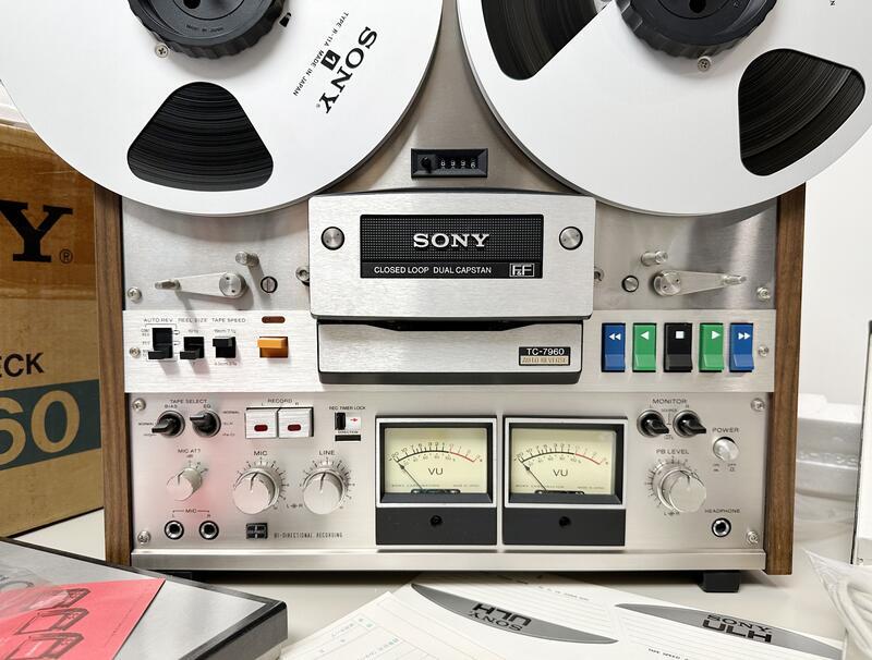 【全新罕見】1975年索尼SONY TC-7960開盤機 4軌10寸雙向錄音機皇 | 露天市集 | 全台最大的網路購物市集