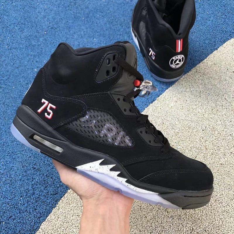 【太裏潮鞋】Nike Air Jordan 5 PSG AJ5 黑色 百搭 中筒 運動籃球鞋 AV9175-001 男 | 露天市集 | 全台 ...