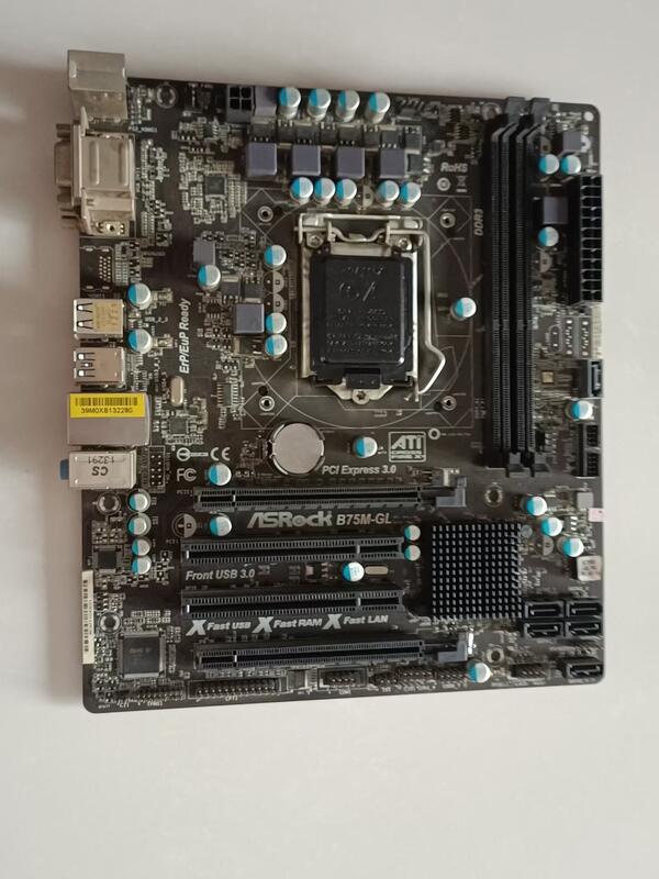 限時下殺華擎 B75M-GL 支持1155針cpu 使用正常 拆機主 | 露天市集 | 全台最大的網路購物市集