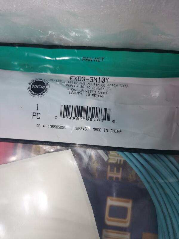 限時下殺泛達SC-SC萬兆雙工多模62.5/125UM光纖跳線 10米 FXD3-3M | 露天市集 | 全台最大的網路購物市集