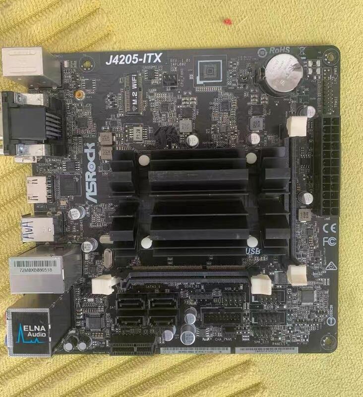 限時下殺二手 拆機華擎集成四核CPU J4205-ITX 17*17 HTPC NAS迷你ITX主板 | 露天市集 | 全台最大的網路購物市集