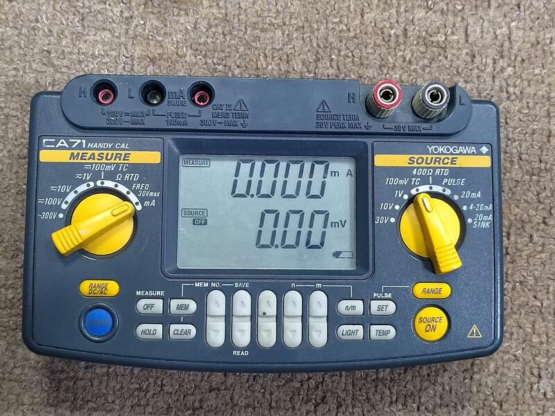 限時下殺YOKOGAWA橫河CA71過程校驗儀 功能：信號源部分沒有輸出 | 露天市集 | 全台最大的網路購物市集