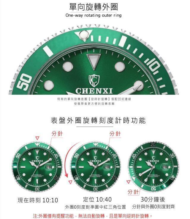 《水鬼手裱》CHENXI 085A 水鬼系列 石英裱 鋼帶手裱 男裱 手裱 | 露天市集 | 全台最大的網路購物市集