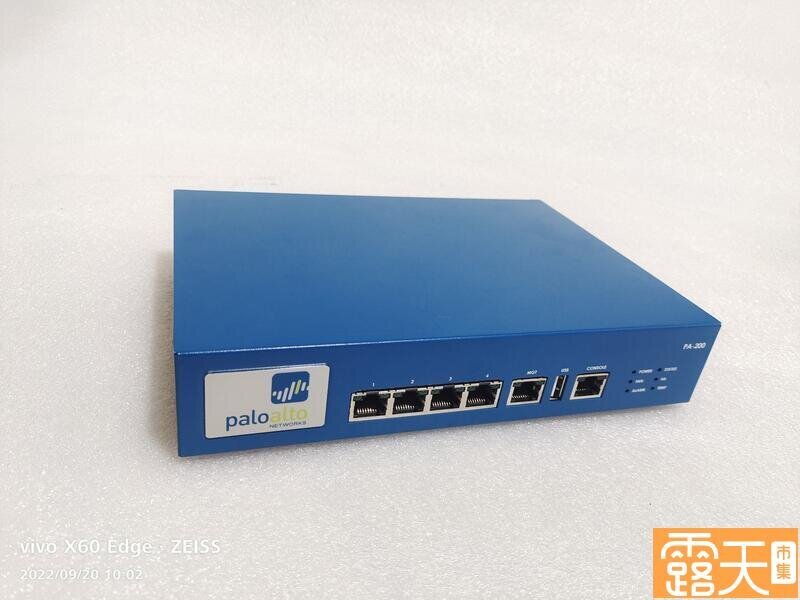 二手Palo Alto PA-200 企業級千兆防火墻，實物 | 露天市集 | 全台最大的網路購物市集