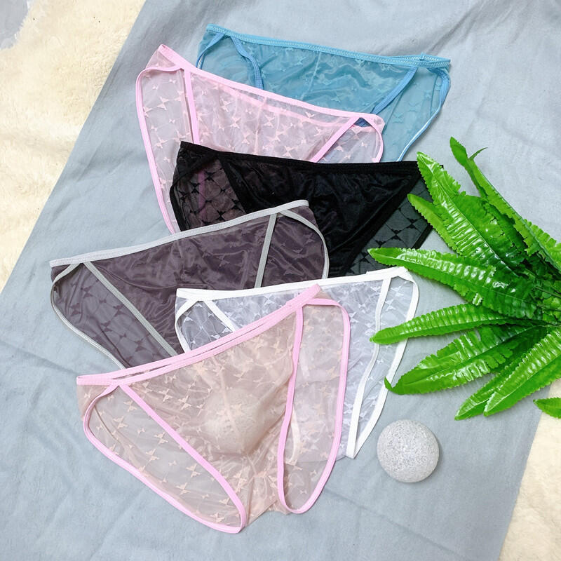 ├FUNYUE┤男士超薄絲襪網紗三角褲囊袋性感透明透氣速幹U凸胖子胖熊gay小受偽娘騷0男款情趣內褲KY13 | 露天市集 | 全台最大的網路購物市集