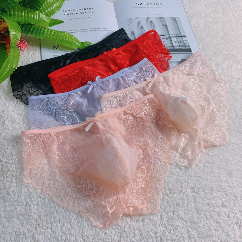 ├FUNYUE┤新款男士蕾絲誘惑無痕三角褲透明U凸大碼胖子胖熊gay小受偽娘騷0男款情趣內褲KY39 | 露天市集 | 全台最大的網路購物市集