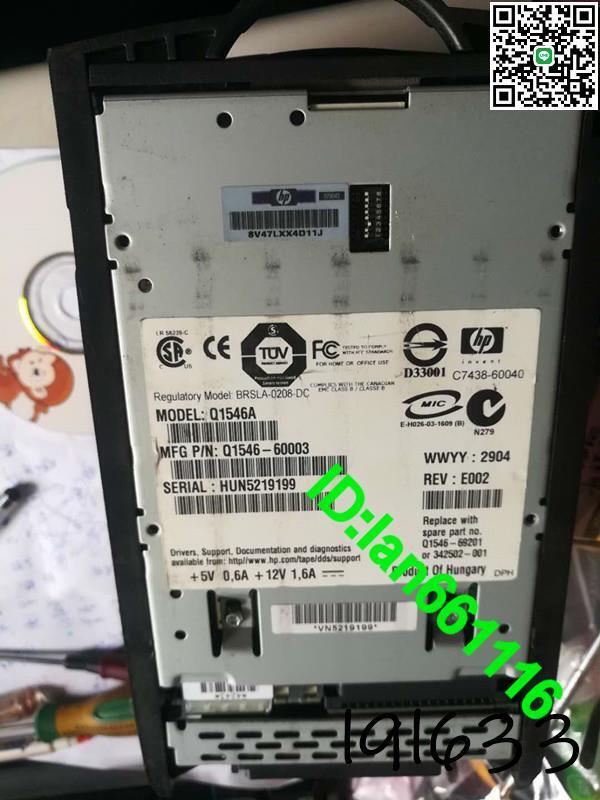 HP DAT磁帶機 40 HOT-PLUG TAPE DRIVE Q1546A 342502-001 | 露天市集 | 全台最大的網路購物市集