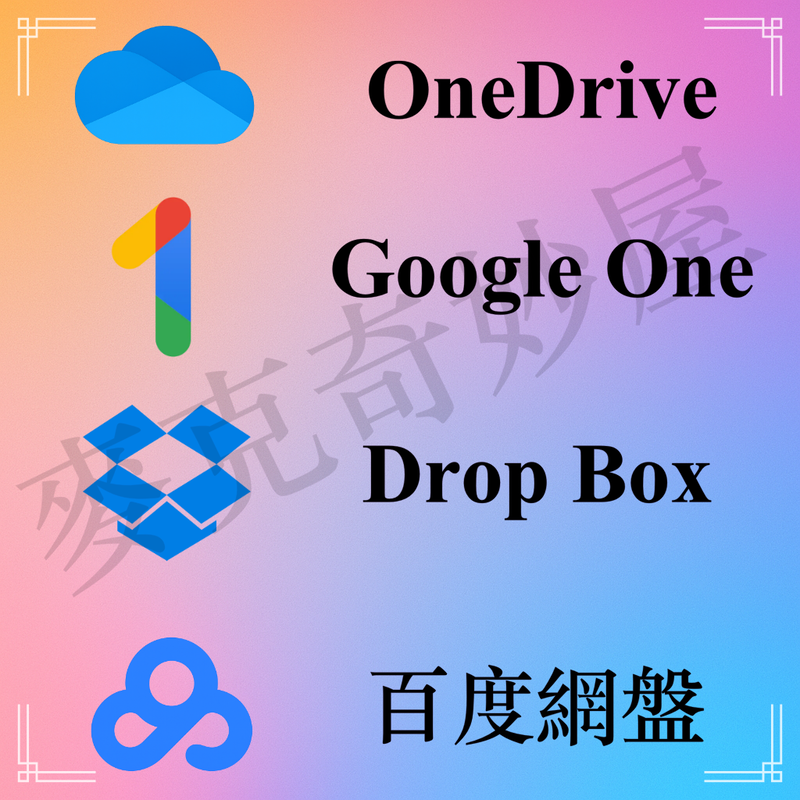 Google Drive OneDrive Dropbox 百度網盤 雲端空間 Google One 開通自己賬號 | 露天市集 | 全台最大的網路購物市集