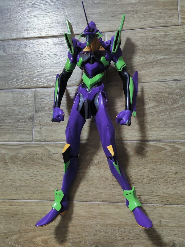 【世子】新世紀福音戰士初號機 20周年紀念 msa-003 mega sofubi 初版 角有損己修復 | 露天市集 | 全台最大的網路購物市集