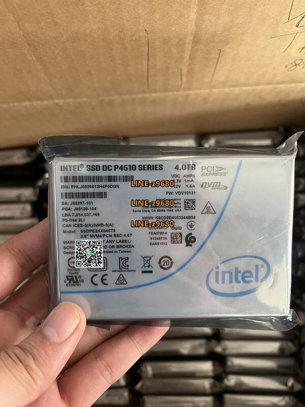 【可開發票】Intel/英特爾 P4510 4T 全新SSD企業級固態硬盤 NVME協議 U.2接口 | 露天市集 | 全台最大的網路購物市集