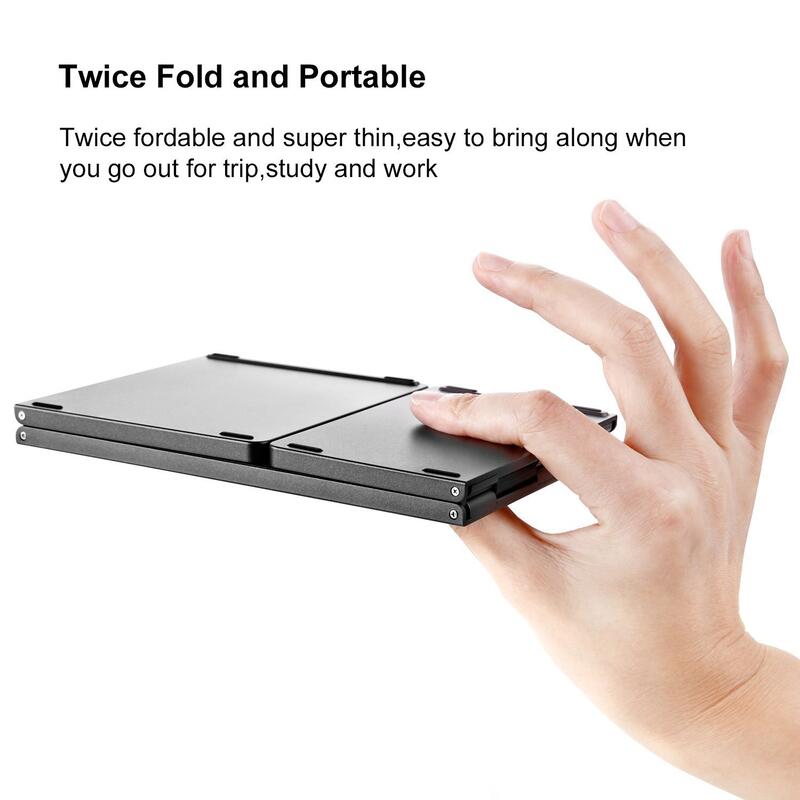 48h出貨丶b033摺疊鍵盤適用ipad平板手機輕薄三折摺疊觸摸鍵盤 | 露天市集 | 全台最大的網路購物市集