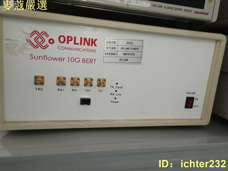 【麥蔻嚴選】OPLINK Sunflower 10G BERT誤碼儀 型號：WMYNT3339 功能完好，成色看看圖，外 | 露天市集 | 全 ...