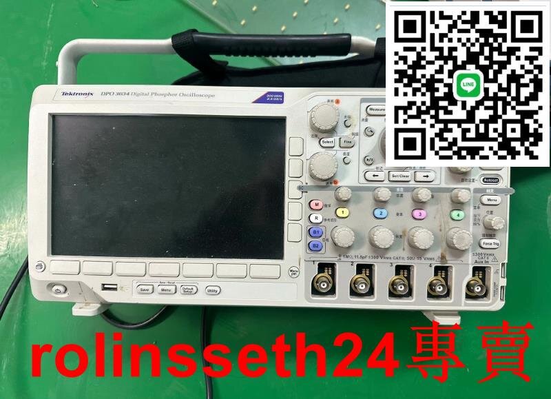 現貨問價Tektronix示波器DPO3034，只會開機，其它功能不懂，售出不退貨 | 露天市集 | 全台最大的網路購物市集