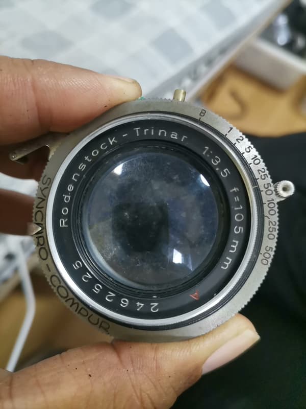 羅頓斯德Rodenstock Trinar 10.5cm f3.5老相機鏡頭，德國制造 相機快門卡住孤品下訂前請詢問 | 露天市集 | 全台最 ...