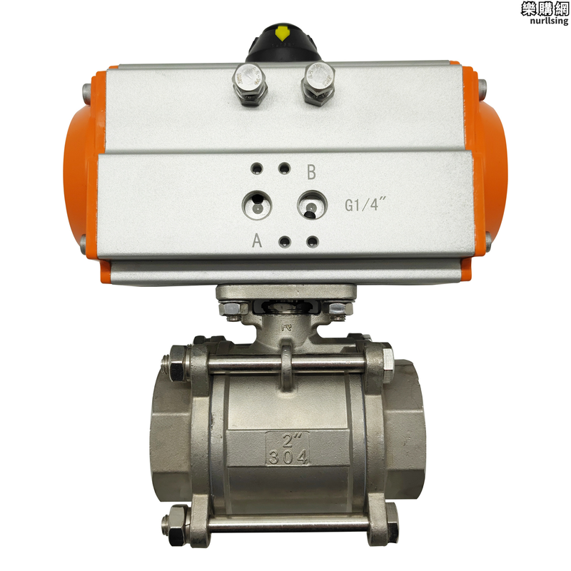 Q611F-16P氣動絲扣球閥高溫不鏽鋼三片式內螺紋閥門DN15 20 25 32 | 露天市集 | 全台最大的網路購物市集