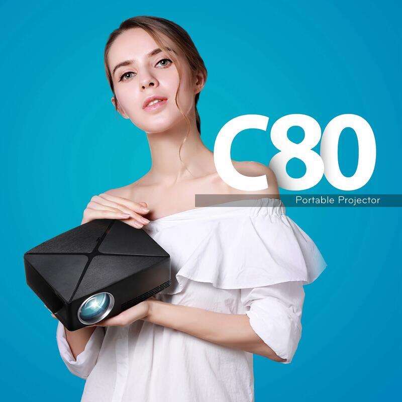 爆款c80家用led微型投影儀 迷你可攜式720p投影機 露天市集 全臺最大的網路購物市集 | 露天市集 | 全台最大的網路購物市集