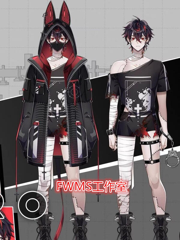 K9 KURO VSHOJO COSPLAY服裝套裝 狗 VTUBER cosplay衣服/可來圖定制 接來圖服裝cos | 露天市集 | 全台最大的網路購物市集