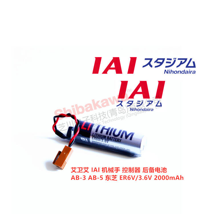 現貨.AB-3 AB-5 艾衛艾 IAI 機械手控制器電池 ER6V/3.6V東芝原裝電池 | 露天市集 | 全台最大的網路購物市集