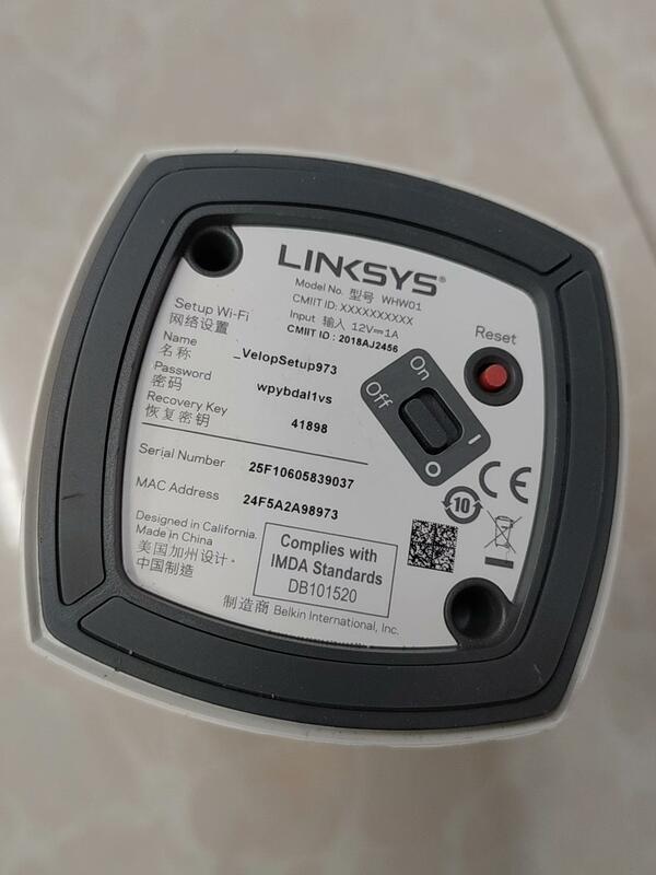 領勢 LINKSYS WHW01 ，AC1300分布式無線組 | 露天市集 | 全台最大的網路購物市集