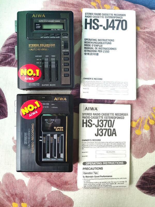 aiwa愛華HS-J470 J370 磁帶隨身聽 準新機 露天市集 全臺最大的網路購物市集 | 露天市集 | 全台最大的網路購物市集