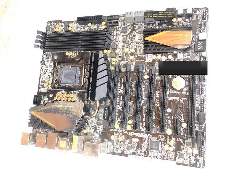 華擎 Z77 WS 臺式機主板1155針 支持 i3 i5 實物圖 測好 | 露天市集 | 全台最大的網路購物市集